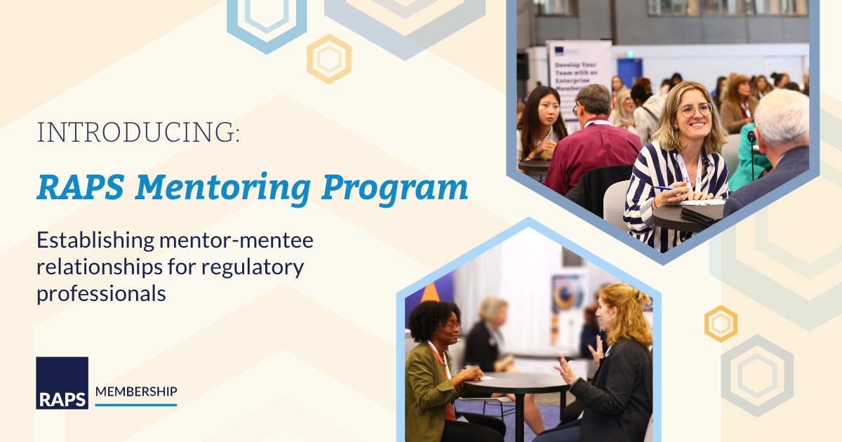 RAPS Mentoring Program - RAPS Regulatory Exchange